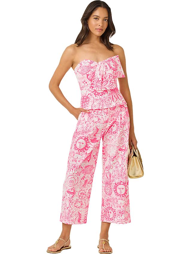 LILLY PULITZER® Lilly Pulitzer Mandalay Wide Leg Crop Pant